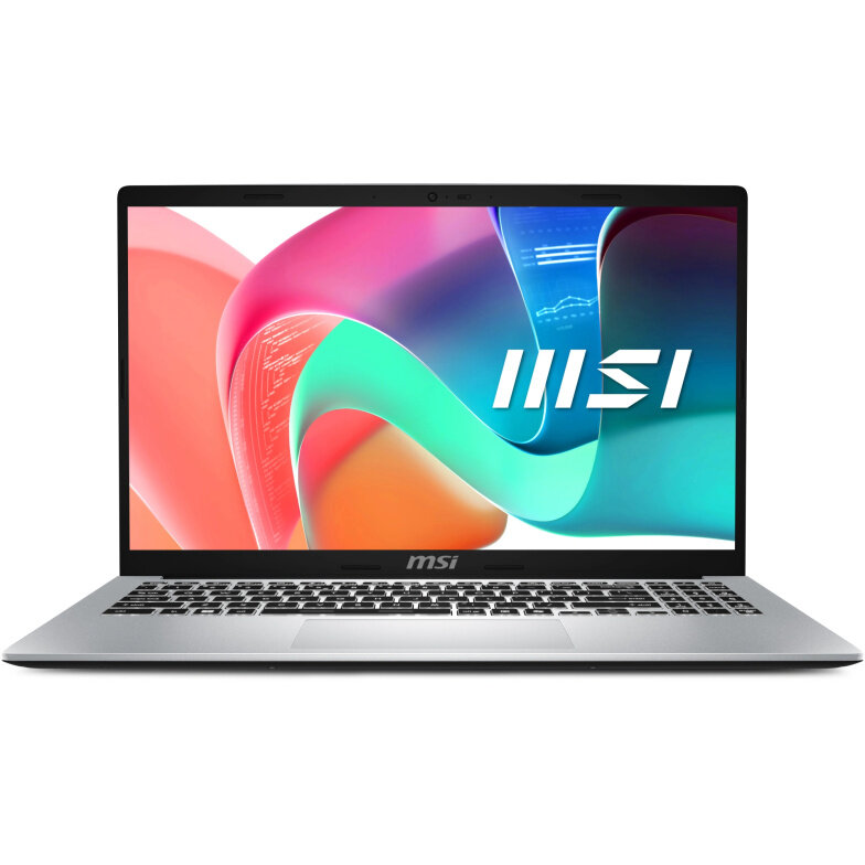 Ноутбук MSI Modern 15 F1MG-801XRU Core 5 120U/16Gb/SSD512Gb/15.6"/IPS/FHD/DOS/silver