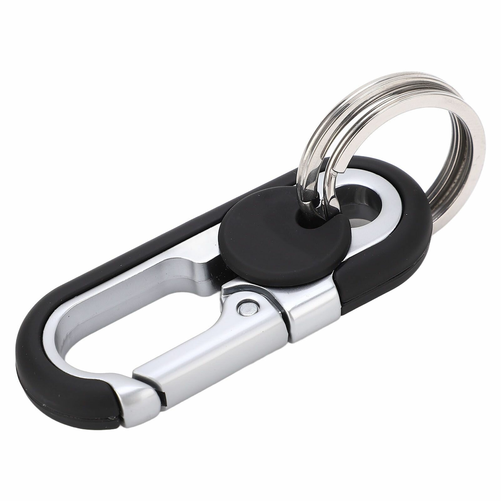 Двойной кольцевой брелок для тяжелых условий эксплуатации, пружинная защелка, мужской автомобильный брелок для торцевого ключа, отвертки