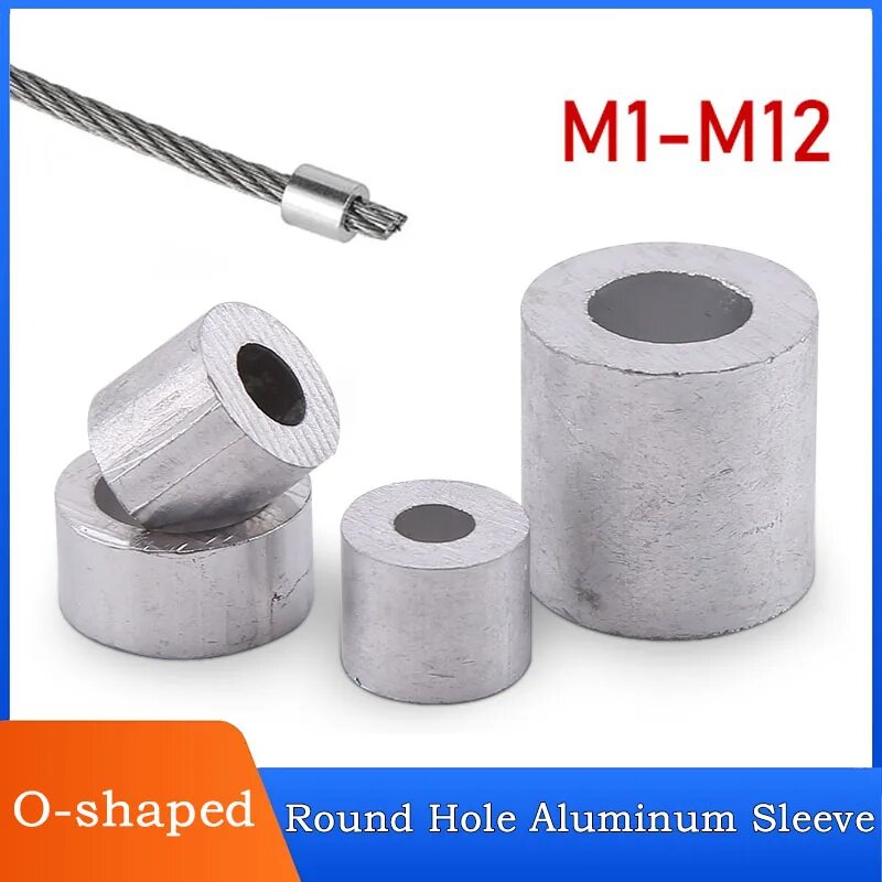 Алюминиевые обжимные втулки M1-M12 M4 - 10pcs