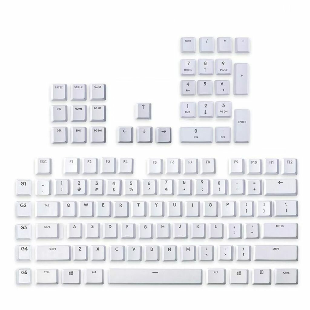 Подходит для клавиш Logitech G915/G913/G815/G813-белый