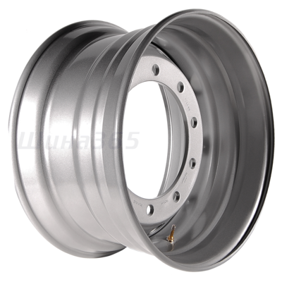 Штампованный колесный диск SRW 10/335/281/0 11,75x22,5/10x335 ET0 D281 Silver (5221105) (13,5 мм) Китай, прицеп 4 500 кг