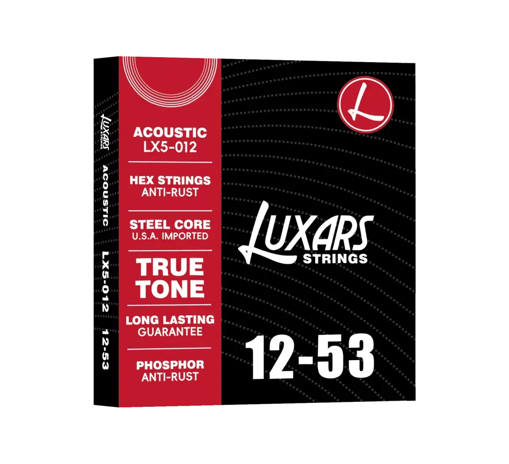 Струны для акустической гитары Luxars LX5-012 12-53