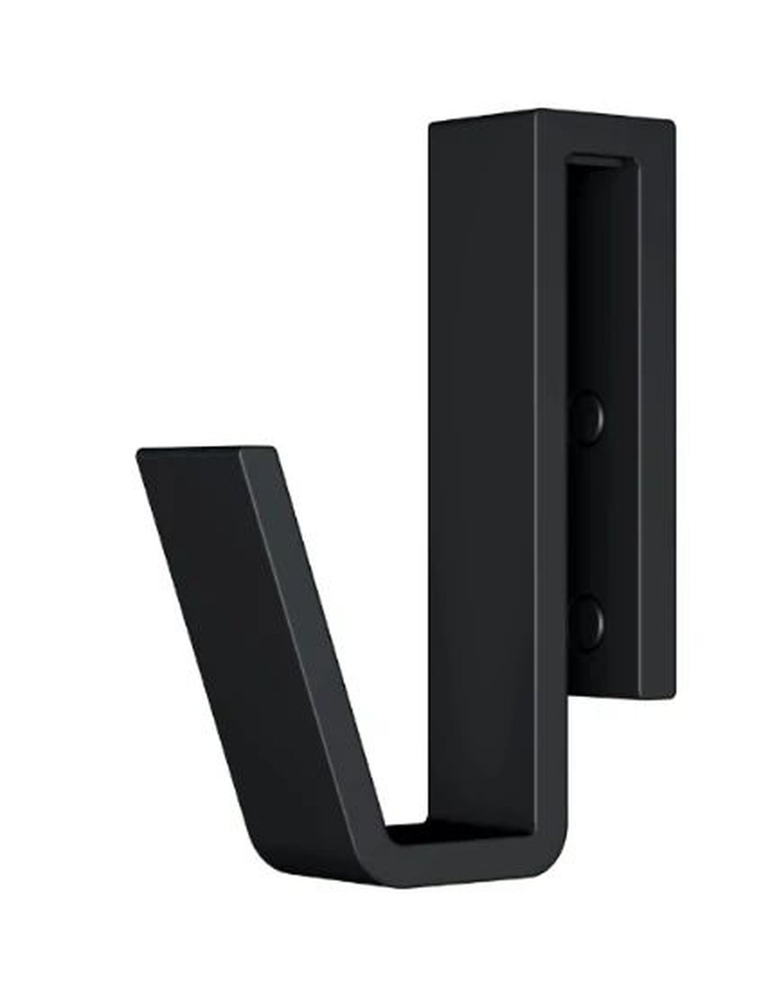 EXCELLENT Крючок для крепления на стекло, в ванну, толщиной 6-10 мм, черный матовый