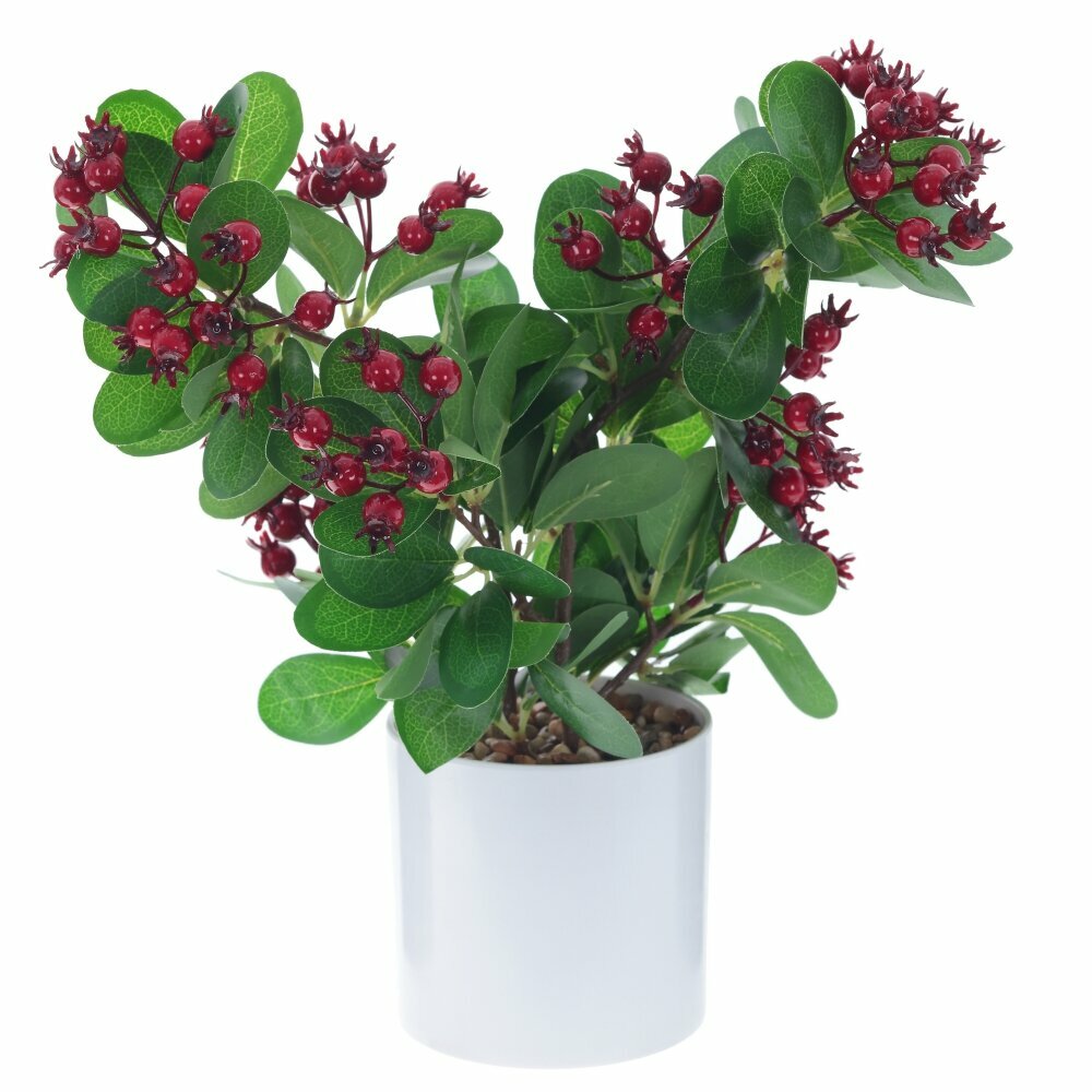 Цветочная композиция Клюква, 26х26х37см KSM-795198