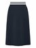 Юбка THOM BROWNE Striped pleated midi skirt, размер 42, blue