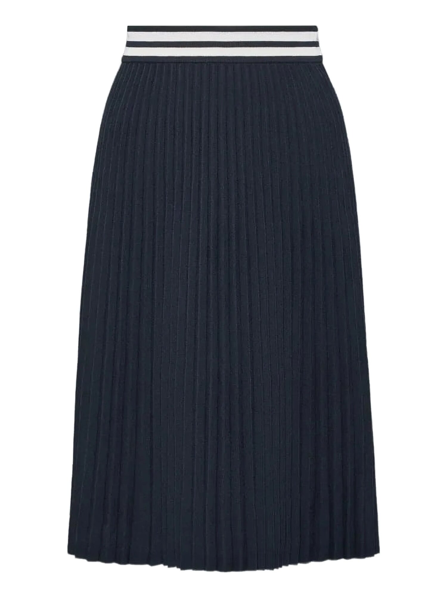 Юбка Striped pleated midi skirt