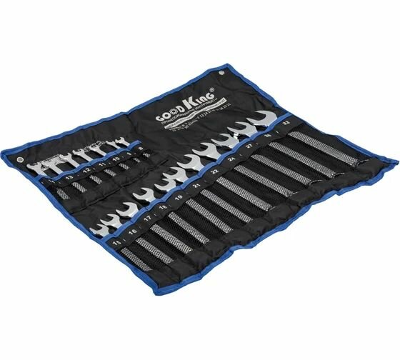 Набор рожково-накидных ключей 18 предметов в чехле 8-32мм