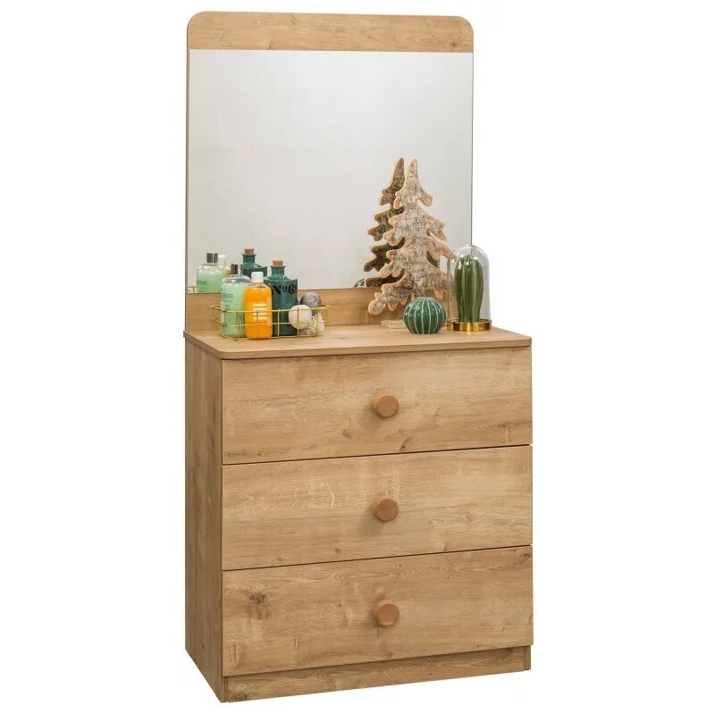 Зеркало Cilek "Mocha", прямоугольное, настольное, 71 x 85 x 4 см светлое ореховое