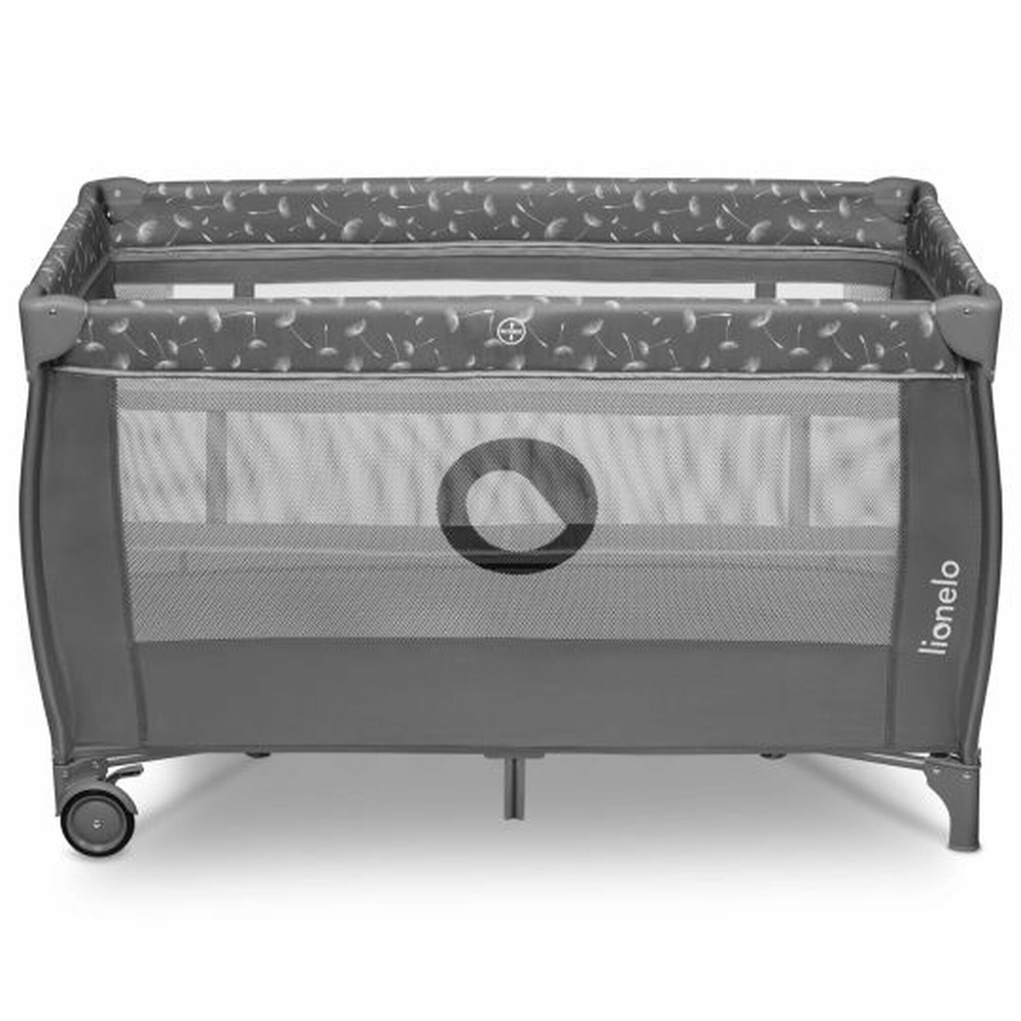 Дорожная кроватка Lionelo "Stefi Plus", складная, серая, 125x65x76 см