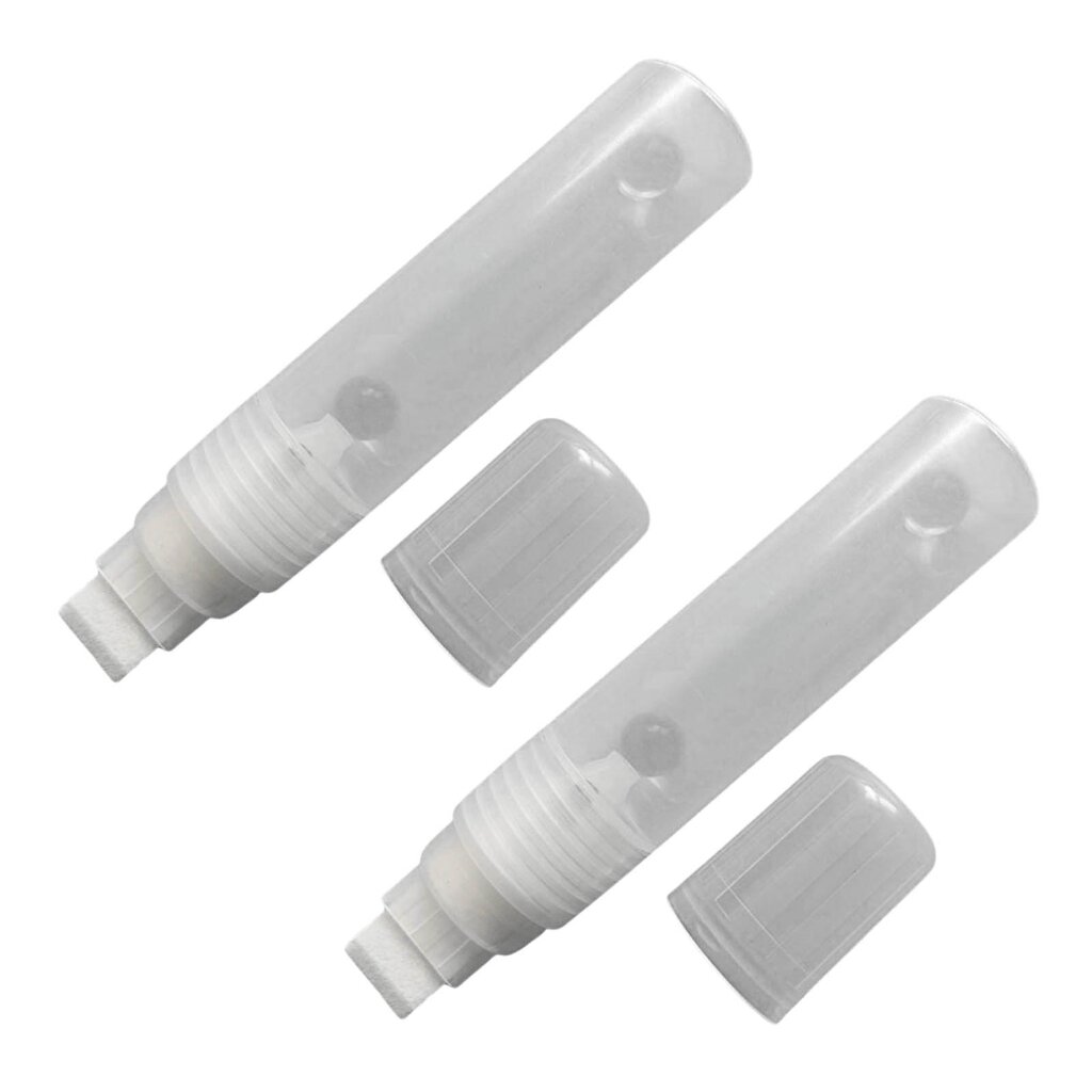 2шт Пустые Ручки Для Рисования Акрил С Плоским или Круглым Наконечником Пустой Маркер Многоразового Использования Пустой Маркер для Рисования по Дереву Ткани