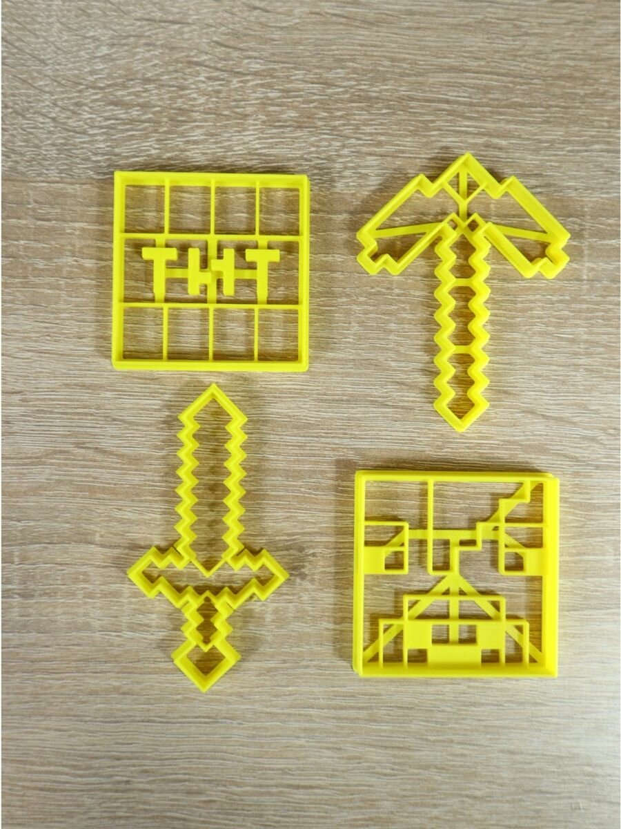 Форма для вырубки теста, вырубки пряников, Майнкрафт
