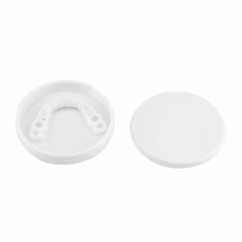 Зубы косметические отбеливающие зубные зубные зубные чехлы и ящик для хранения