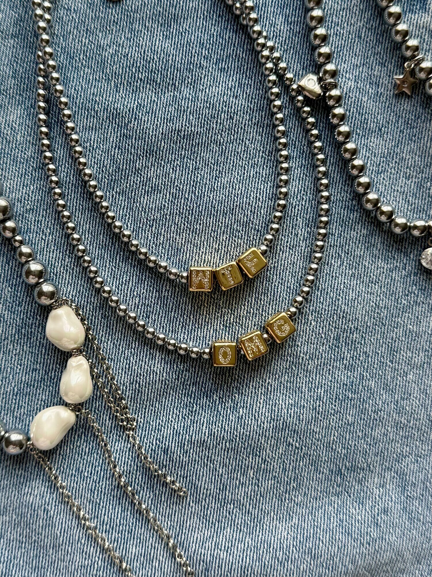 Чокер, фианит