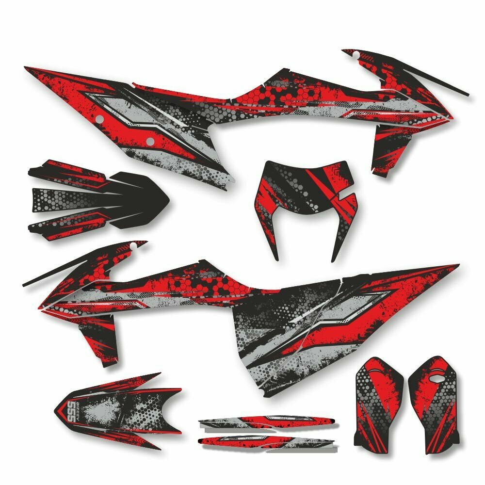 Комплект толстых наклеек для эндуро KTM EXC 2020-2023г.