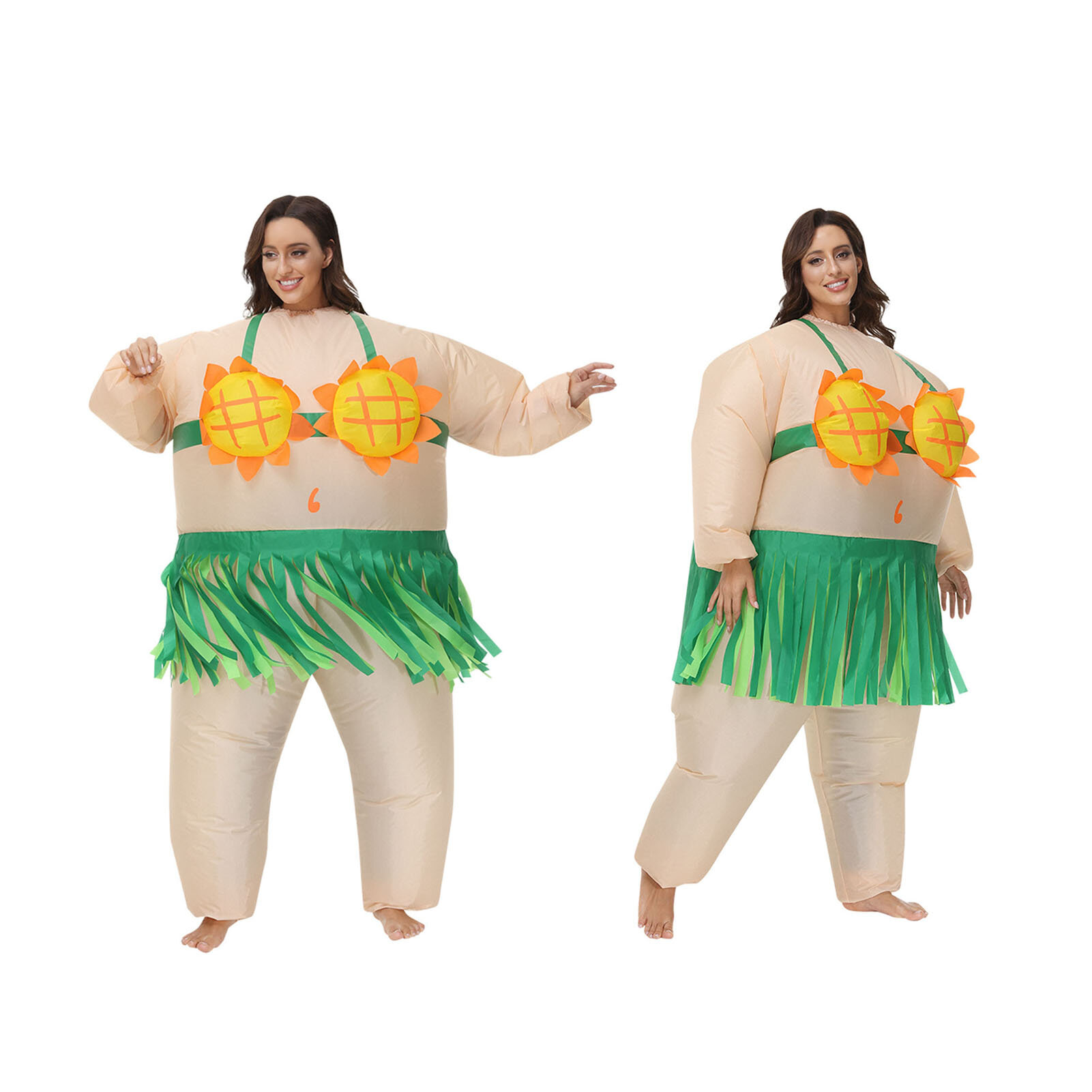 Надувной балетный костюм, надувной танцевальный водонепроницаемый полиэстеровый костюм для взрослых ростом 150–190 см, подсолнух