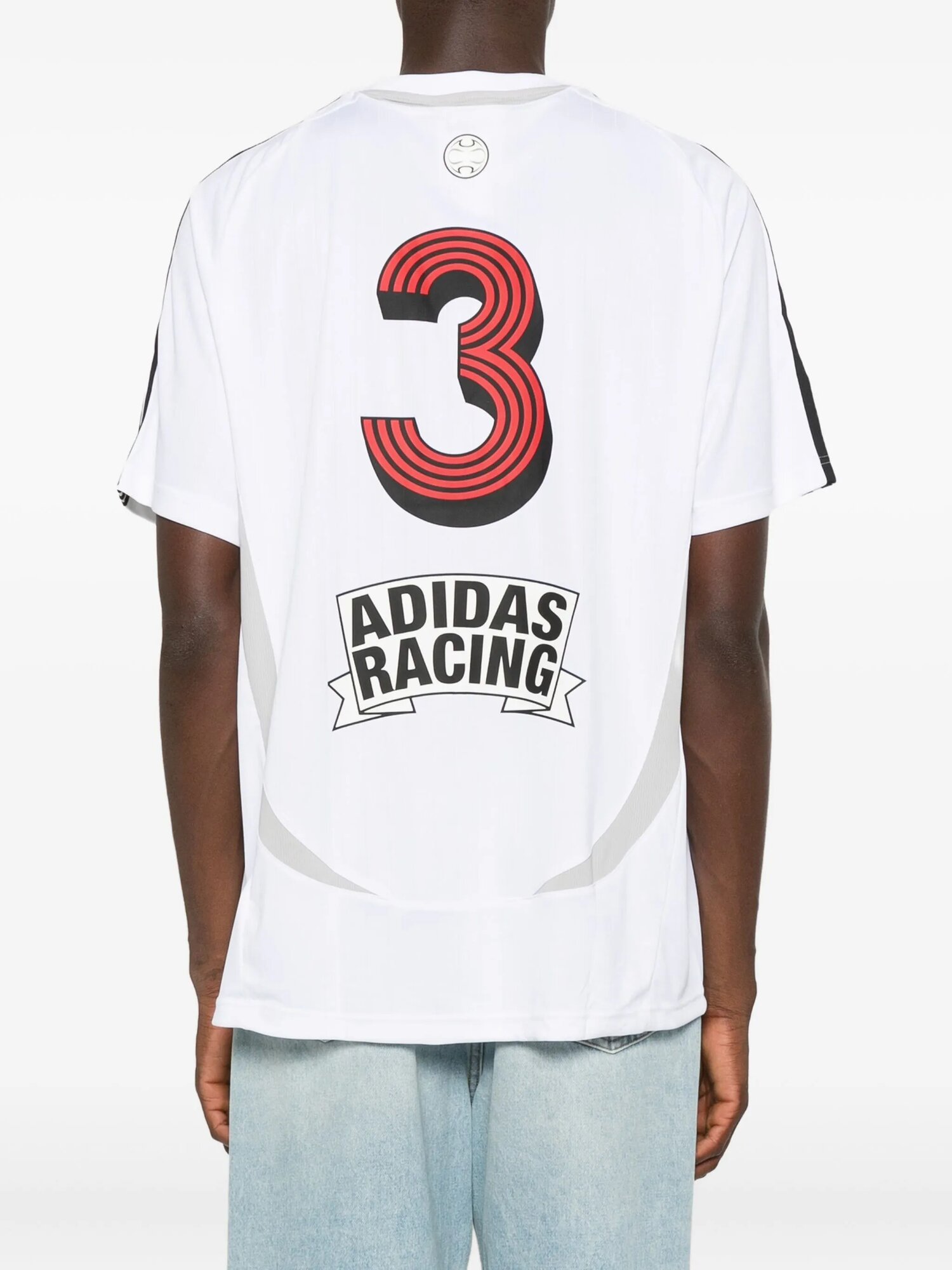 Футболка adidas Teamgeist Moto Graphic, размер L, white — фото 1