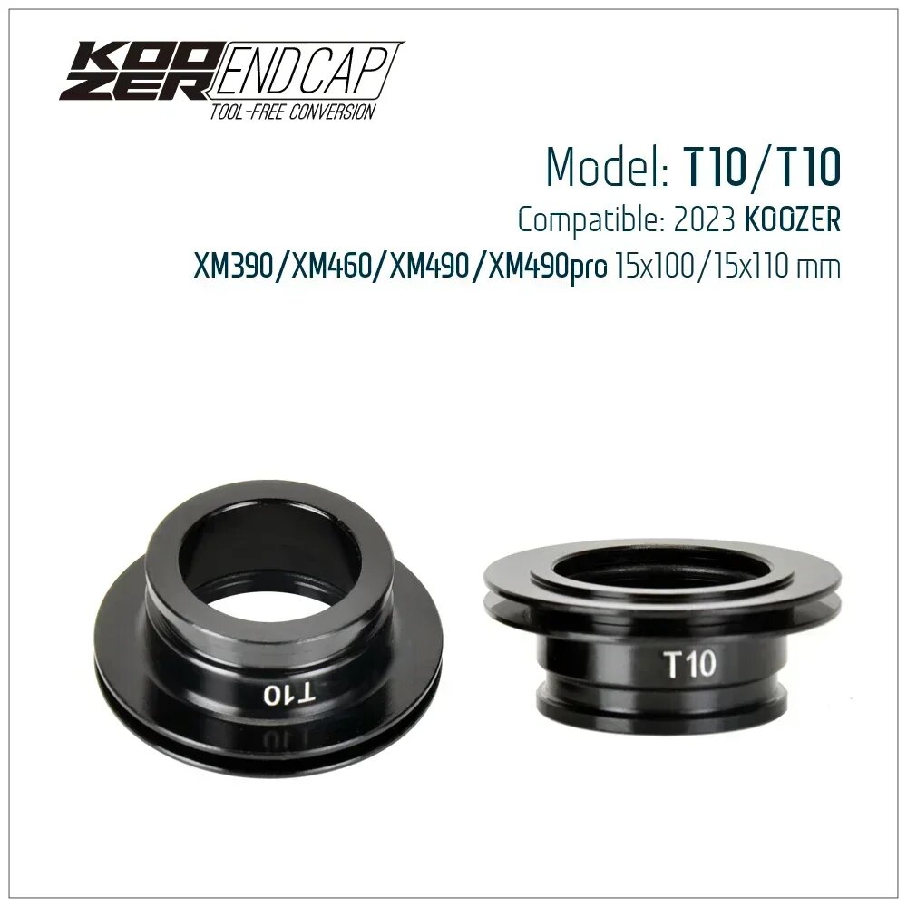Адаптер торцевой крышки ступицы Koozer XM490/460/450: для 5x100 - 110*148, аксессуары для велосипеда