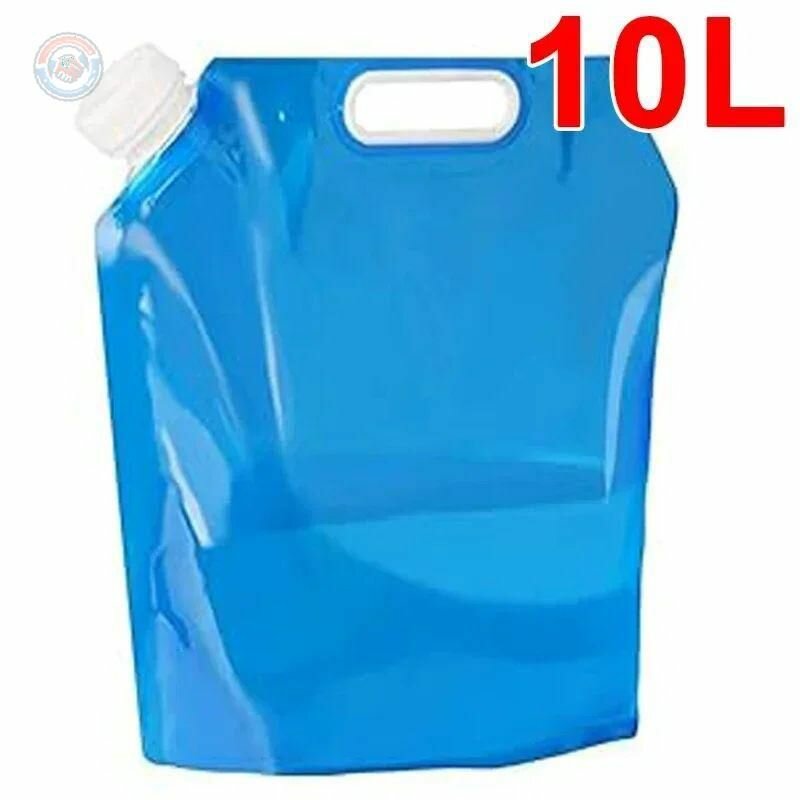 Складной водяной мешок для похода и дачи, герметичный контейнер для питьевой воды, легкий и компактный, безопасное хранение на природе