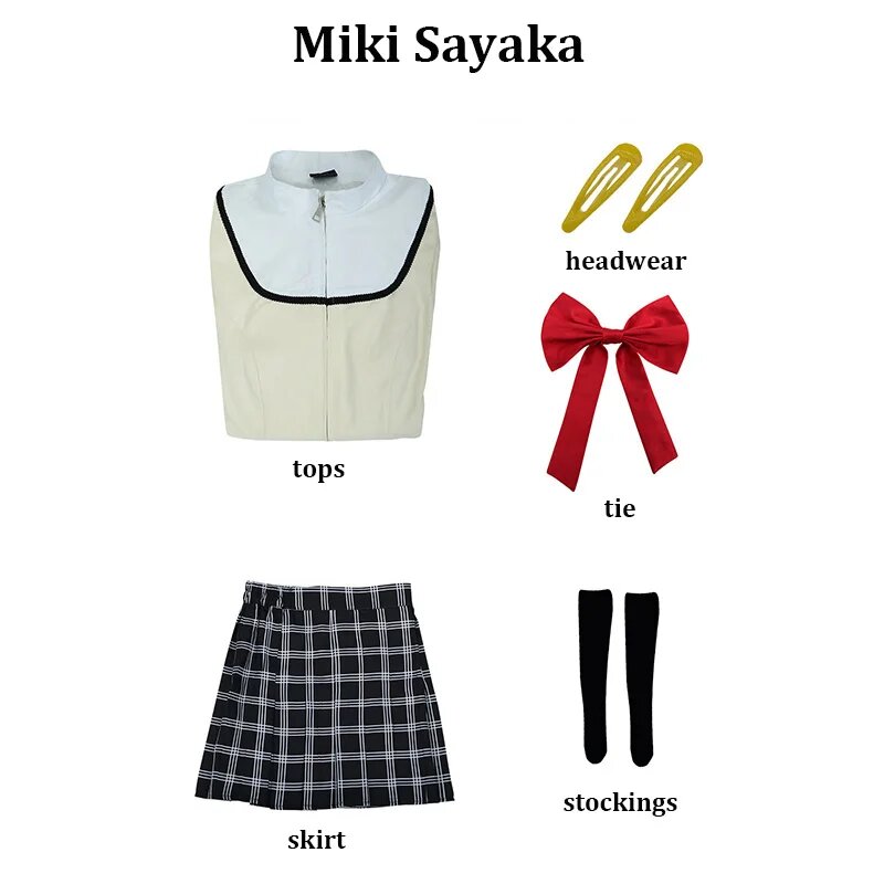 Косплей школьная форма Miki Sayaka, размер S