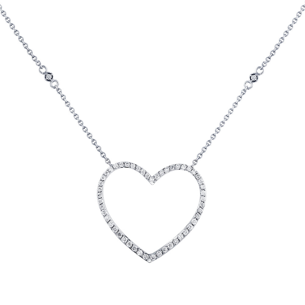 Колье, красное золото, 585 проба, бриллиант