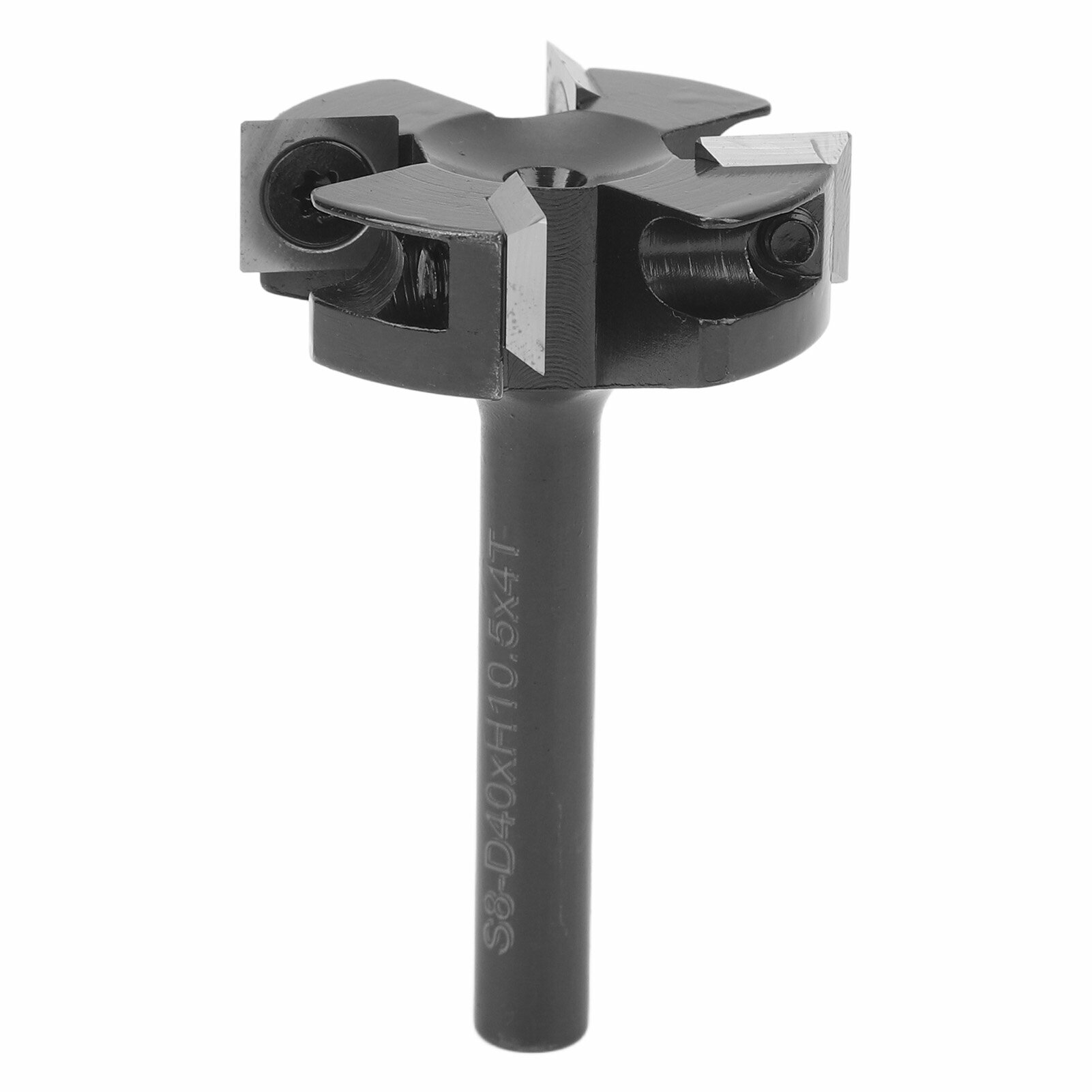 Фреза с 4-зубыми фрезами с хвостовиком 8 мм, диаметр резания 40 мм для деревообработки, строгальный фрезерный инструмент из высококачественного материала