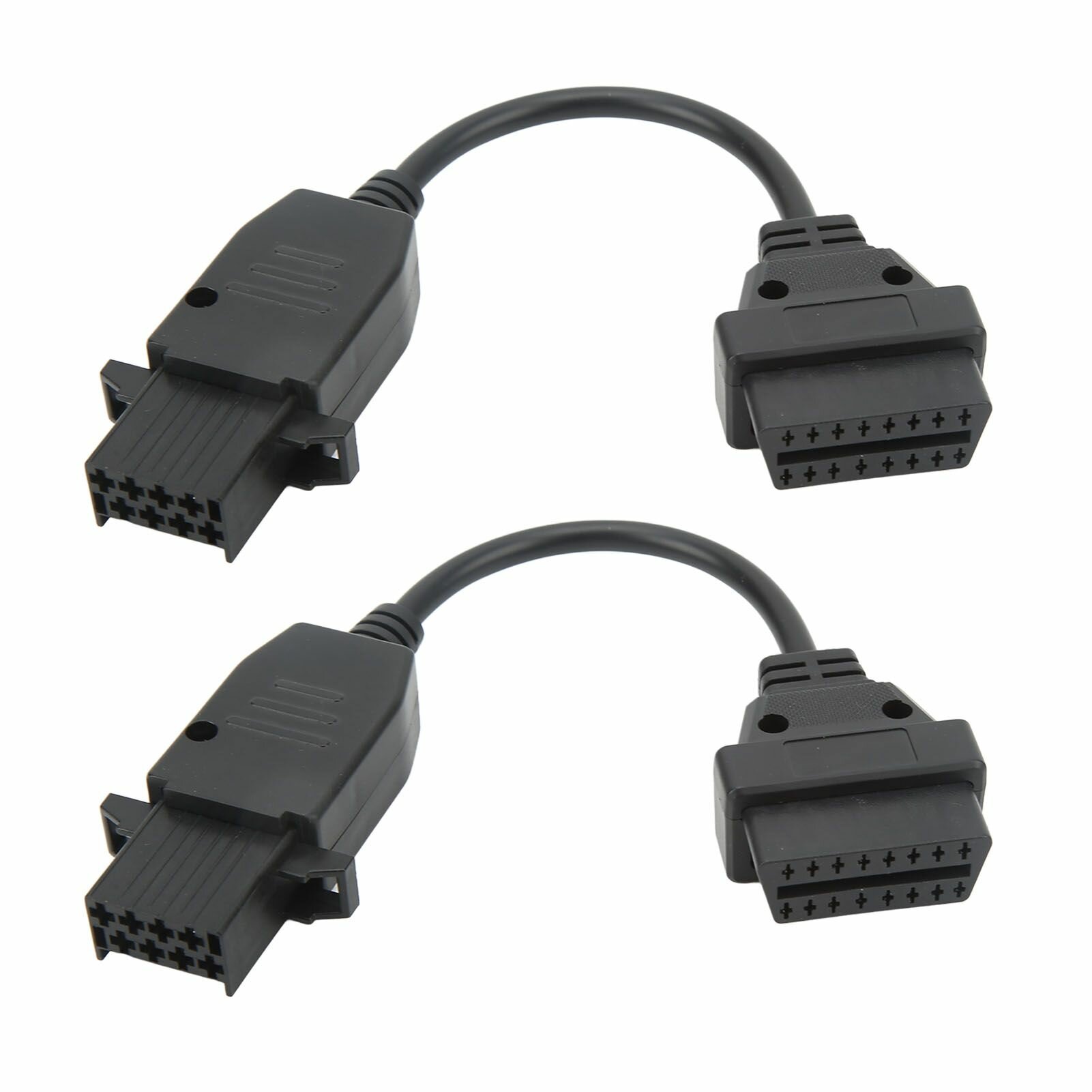 2 кабеля OBD2, 8-pin на 16-pin, гибкие, компактные, для грузовиков