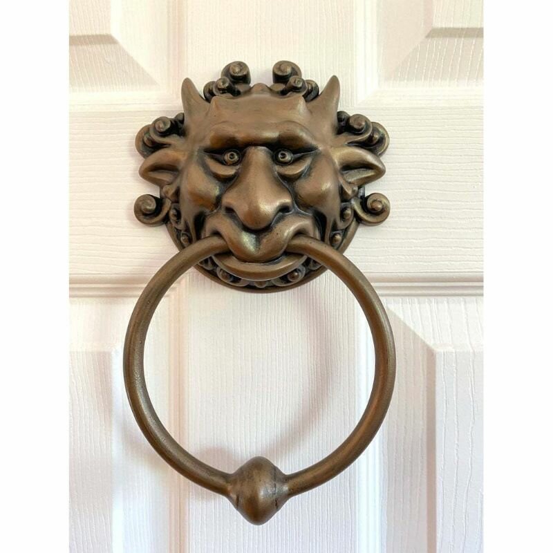 Дверная ручка с лицом дракона, настенный лабиринт, дверной молоток из смолы