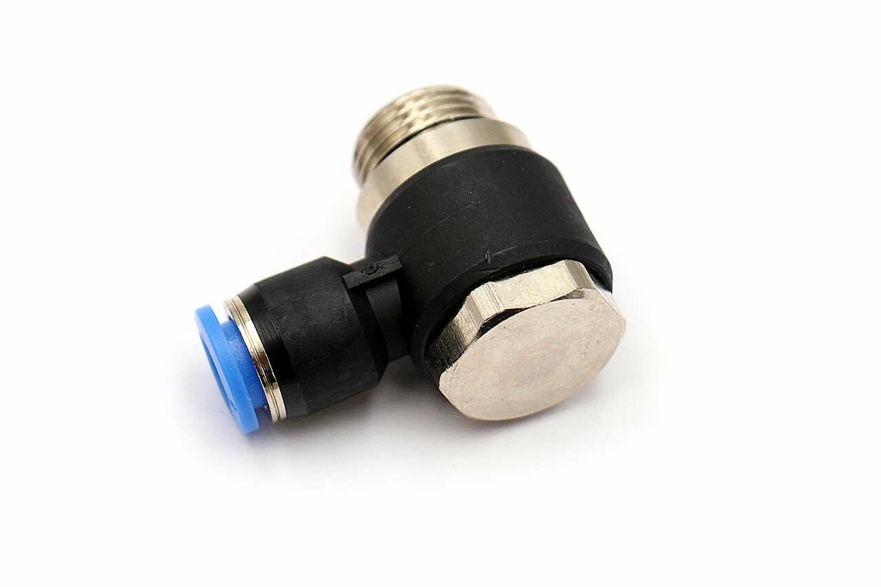 Пневмофитинг L-образный с наружной резьбой PH 08-03 (G3/8")