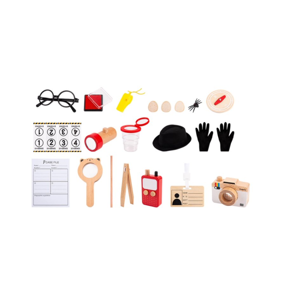 Детский детективный набор 1 Комплект Детского Детективного Набора Для Косплея, Детский Детективный Набор Инструментов, Детская Игрушка Для Ролевых Игр, Детективный Набор