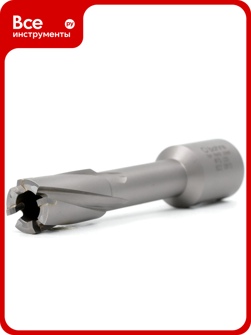 Сверло корончатое по металлу Bohre TCTм КБ010091 15x55, для сверлильных станков на магните