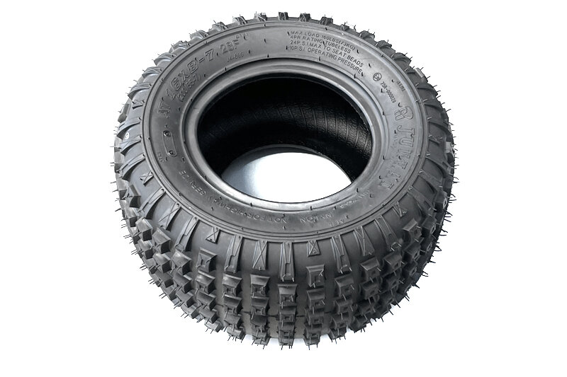 Покрышка JUNKAI AT 16x8-7, для детского квадроцикла, внедорожная, 28 F, черная