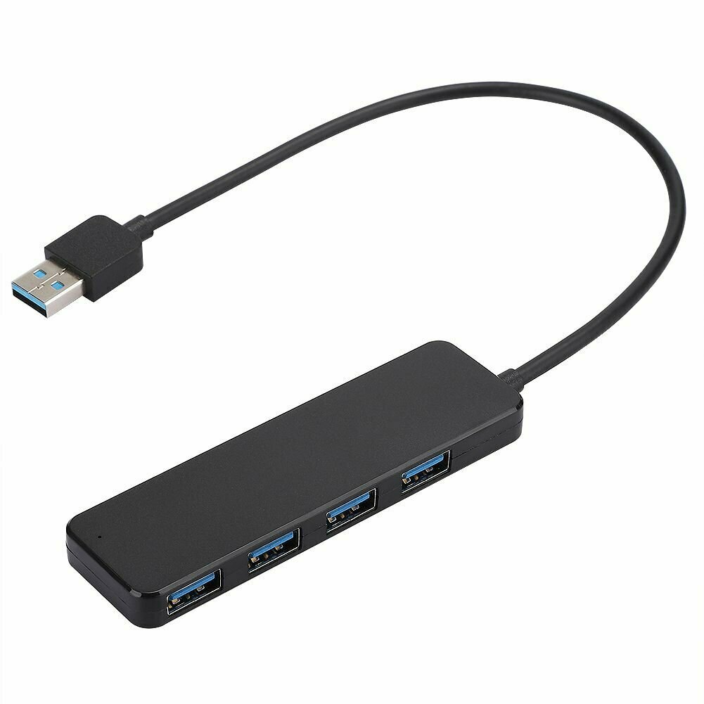 USB 3.0 4-портовая станция док-станция с разветвителем USB легкий портативный компьютерный аксессуар