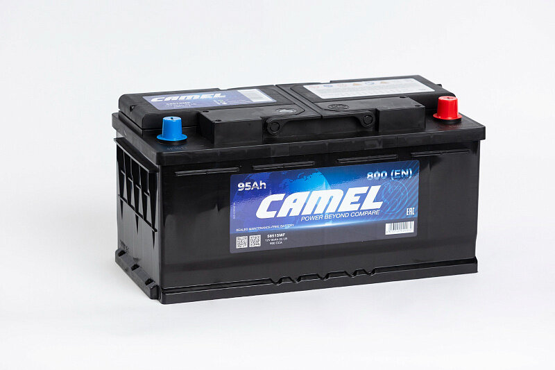 Аккумулятор автомобильный CAMEL 12V 95Ah 800А ОП (58515MF) (353x175x175) LB5 353x175x175