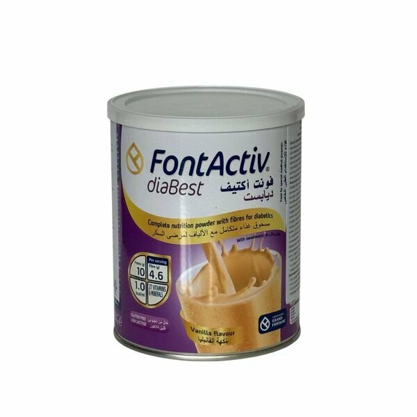 Продукт сухой специализированный для диетического лечебного питания вкус ванили DiaBest FontActiv/ФонтАктив банка 400г
