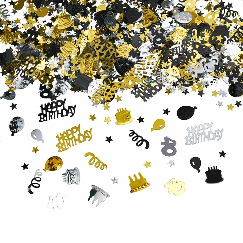 Цифровое конфетти на день рождения-40 штук