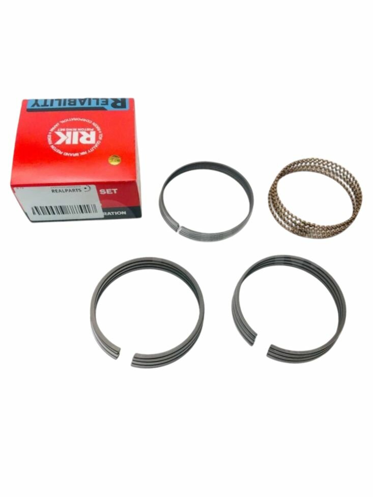 Кольца поршневые STD Лифан Х60 Джили Эмгранд ЕЦ7/7 1.5/1.8 (Lifan X60 Geely Emgrand EC7/7) комплект на 4 цилиндра Riken