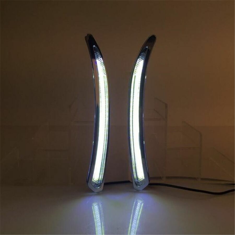 2x Для 08-17 Buick Regal GS L + H Светодиодный Противотуманный фонарь Переднего Бампера DRL с