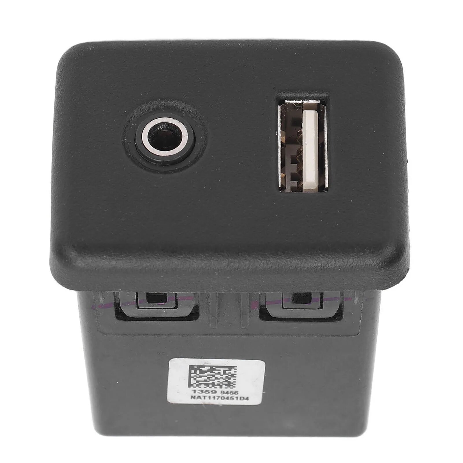 AUX USB-разъем для интерфейса, более гладкое безопасное подключение для вождения, замена для Malibu EG3 2012-2018 13599456, автомобильные аксессуары, Черный