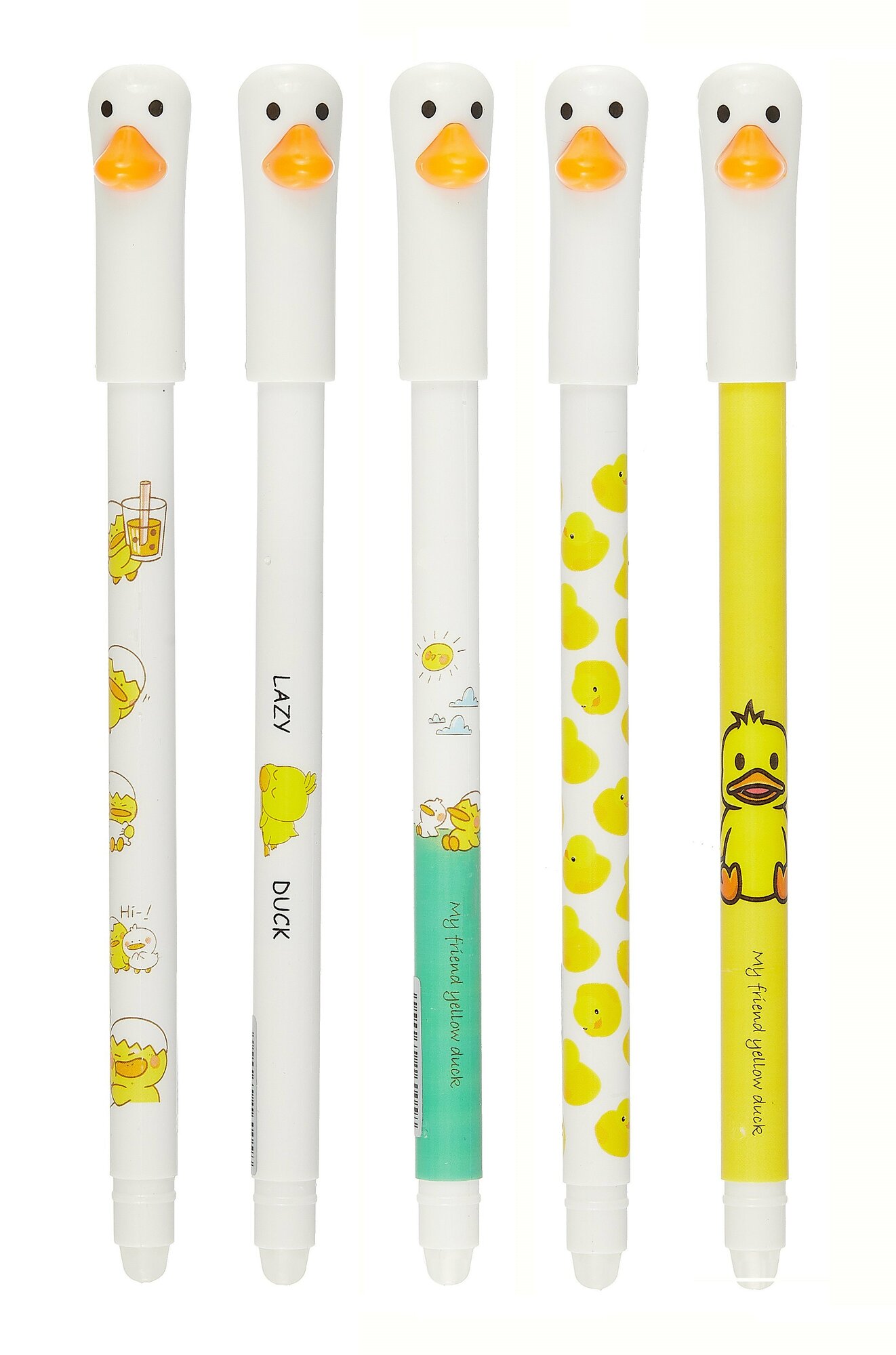 Ручка гелевая Yoi, "Гусь", пиши-стирай синяя