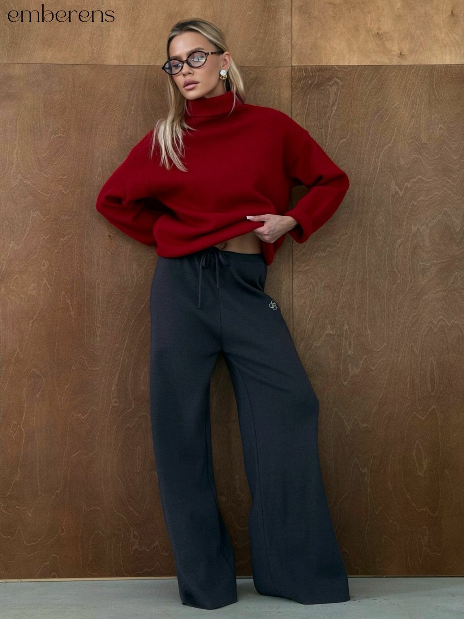 Брюки трубы Осень-зима 2025