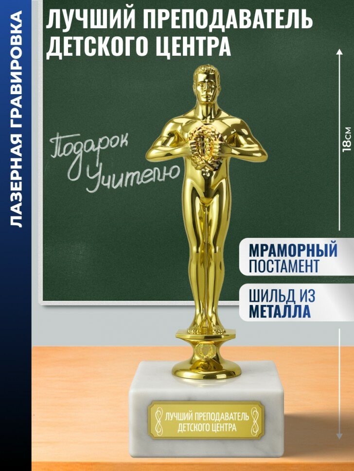 Награда "Лучший преподаватель детского центра" (18 см)