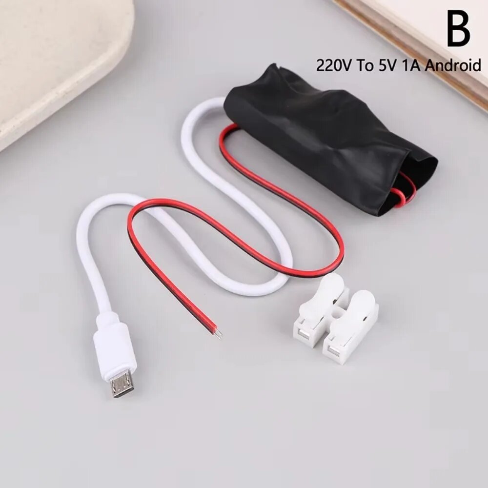 Трансформатор 220V-5V 1A Android, Цвет: B