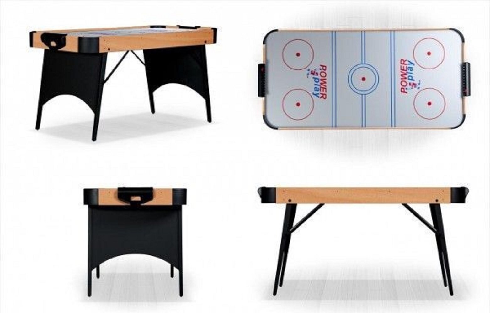 Аэрохоккей WEEKEND BILLIARD COMPANY RIDER 5F (светло-черный, складной)