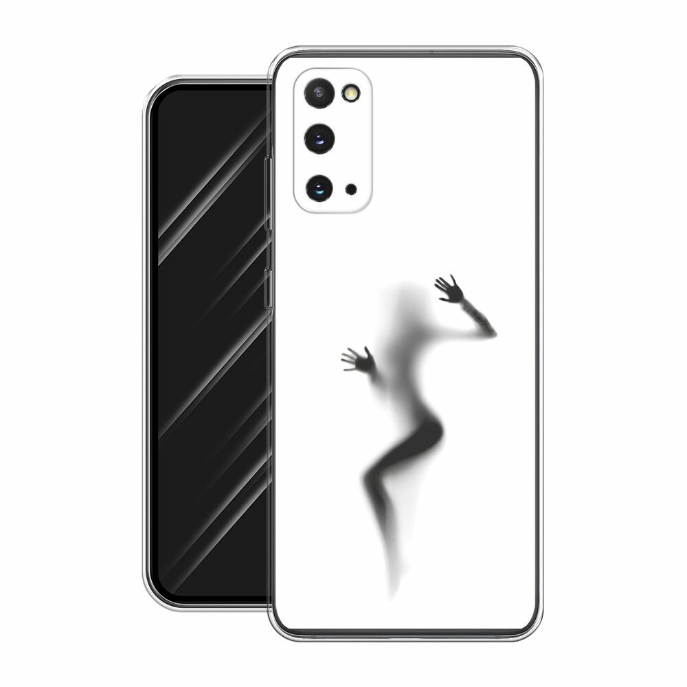 Чехол на Samsung Galaxy S20 / Самсунг Гэлакси S20 с принтом "Девушка в душе" — фото 1