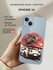 Чехол на Apple iPhone 14 / Айфон 14 с принтом "Car and dragon", прозрачный
