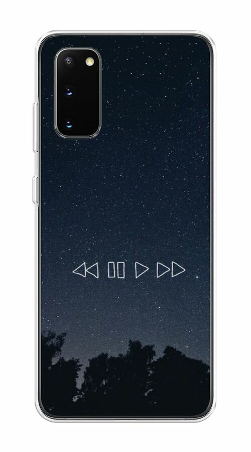 Чехол на Samsung Galaxy S20 / Самсунг Гэлакси S20 с принтом "Космическая музыка"