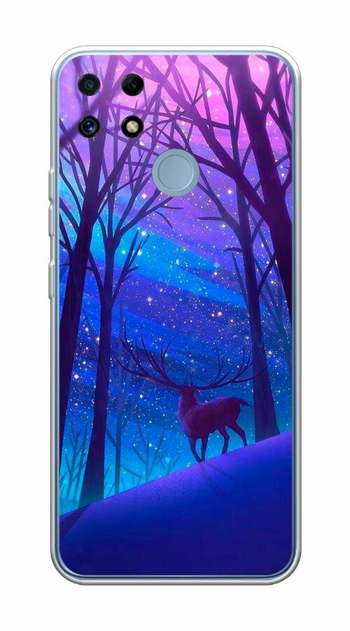 Чехол на Realme C25/C25s / Реалми С25/C25s с принтом "Северный олень"