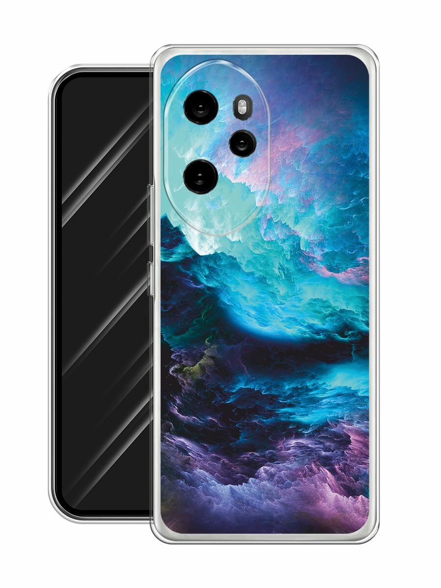 Чехол на Honor 100 Pro / Хонор 100 Про с принтом "Бирюзовое небо" — фото 1