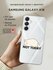 Чехол на Samsung Galaxy A16 / Самсунг А16 с принтом "Cat not today", прозрачный