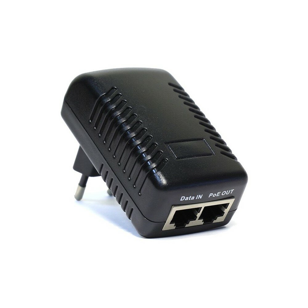 AN-PI15PG Amatek Инжектор PoE пассивный 20Вт. Работа с IP-камерами и другим сетевым оборудованием